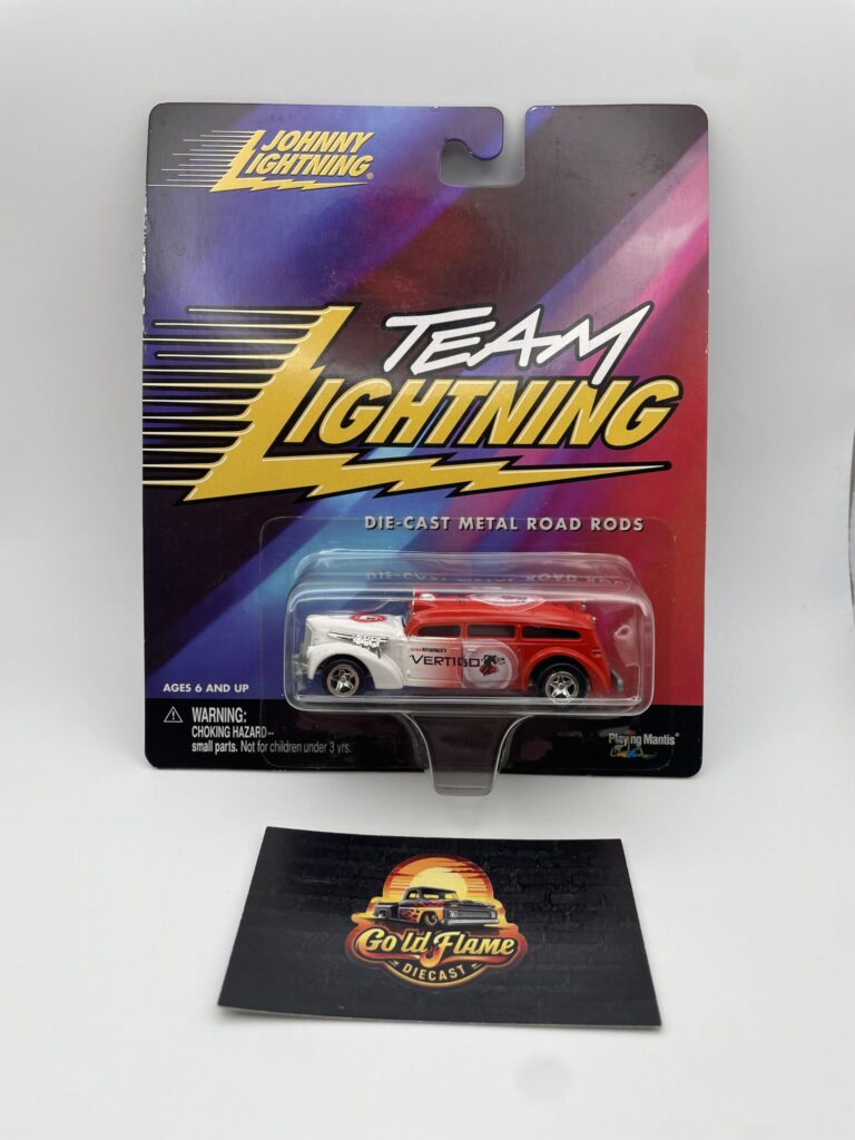 Johnny Lightning Team Lightning Alfred Hitchcock's Vertigo - Gold Flame Diecast